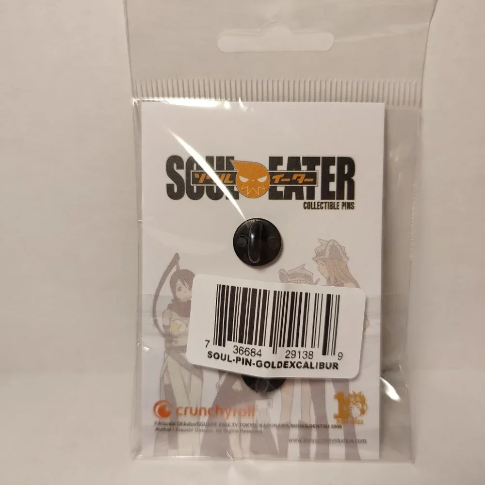 Soul Eater | Jewelry | Excalibur Official Soul Eater Enamel Pin | Poshmark